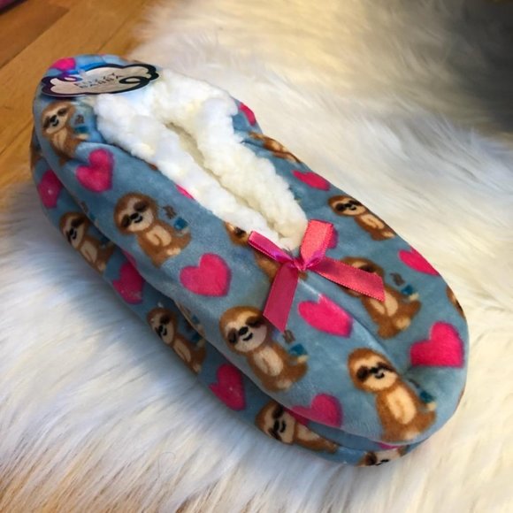 Fuzzy Babba | Shoes | Fuzzy Babba Sloth W Coffee Cup Slipper Socks ...